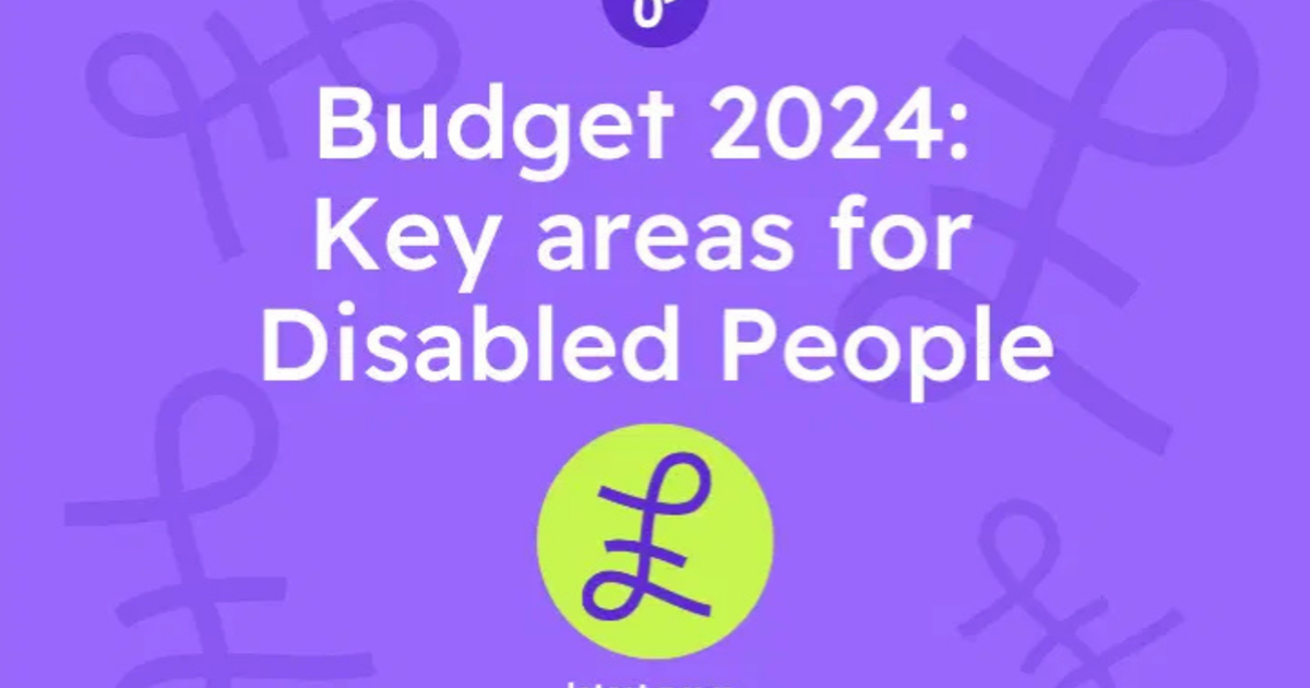 Budget 2024: Key Areas for Disabled People - Purpl | Purpl Disabled ...