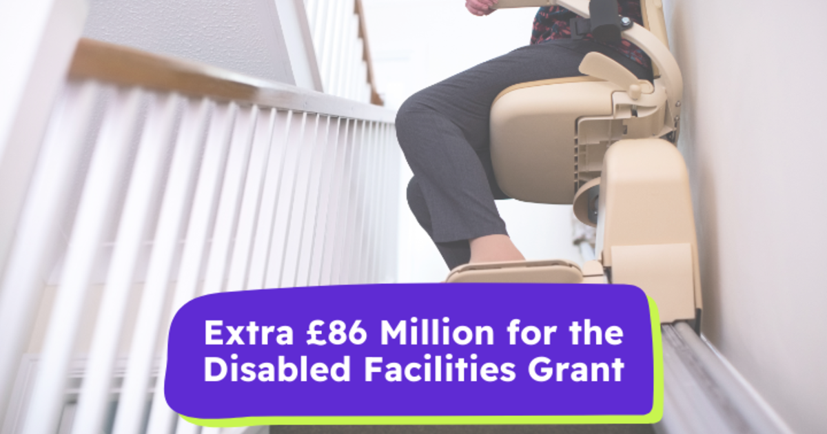 Government Announces Extra £86 Million for the Disabled Facilities ...